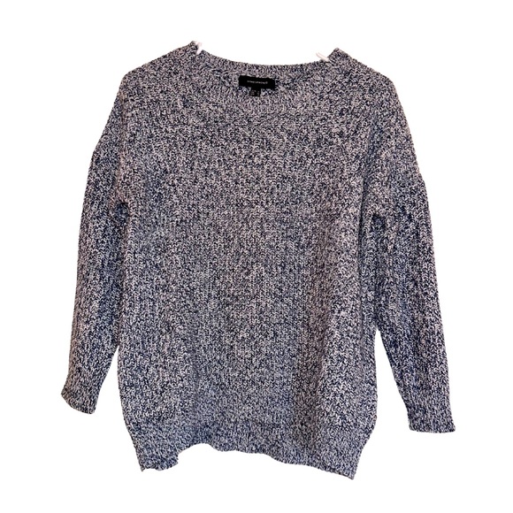 Atmosphere | Sweaters | Atmosphere Blue And White Knit Sweater | Poshmark